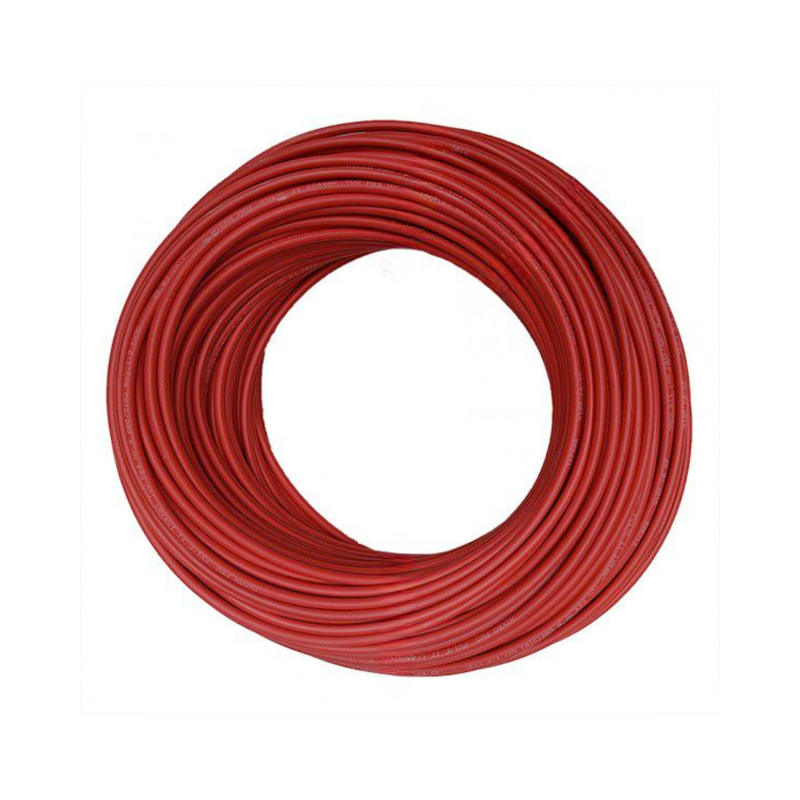 6mm2 single-core DC cable 25m - Red